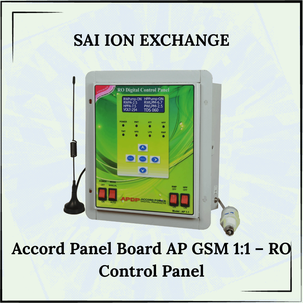 Accord Panel Board AP GSM 1:1 – RO Control Panel - Sai Ion Exchange